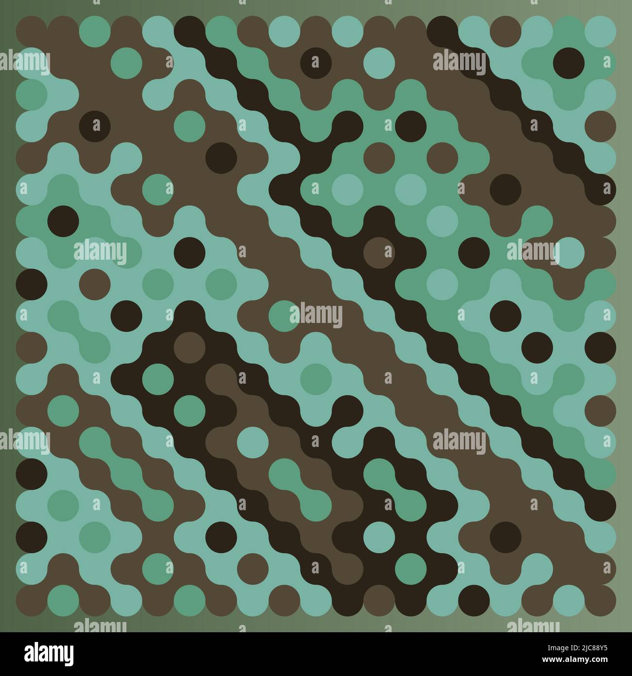 Random color rounded truchet tiling illustration Stock Vector Image ...