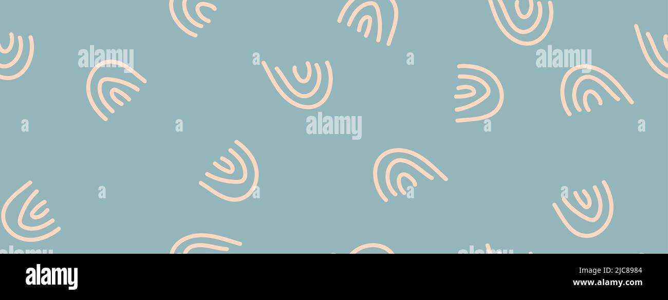 Seamless pattern with rainbow pattern. Gender neutral pattern for ...