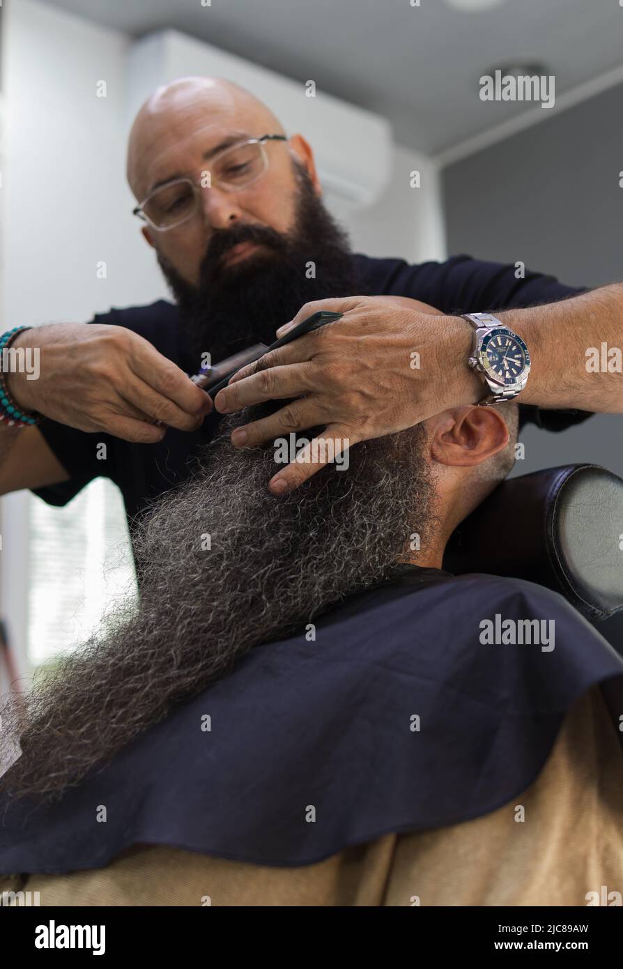 Shaving face close up cut hi-res stock photography and images - Alamy