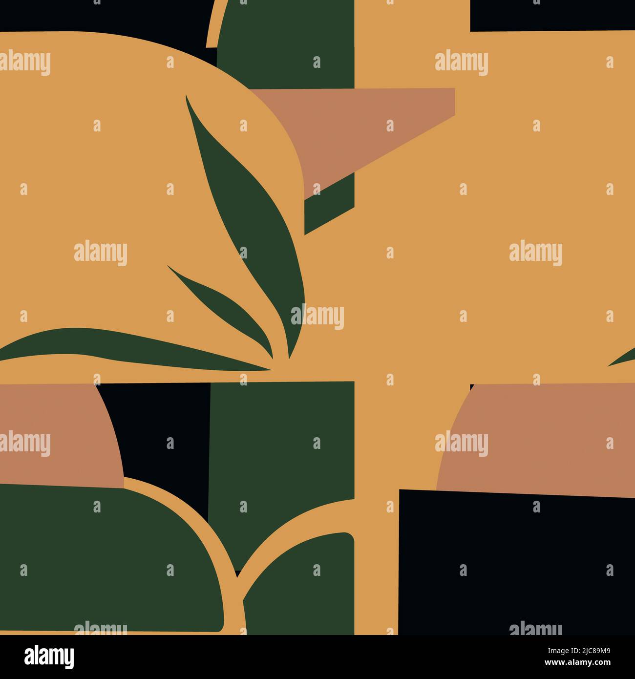 Rainbow shapes, curves, arcs.Abstract seamless pattern withe various ...