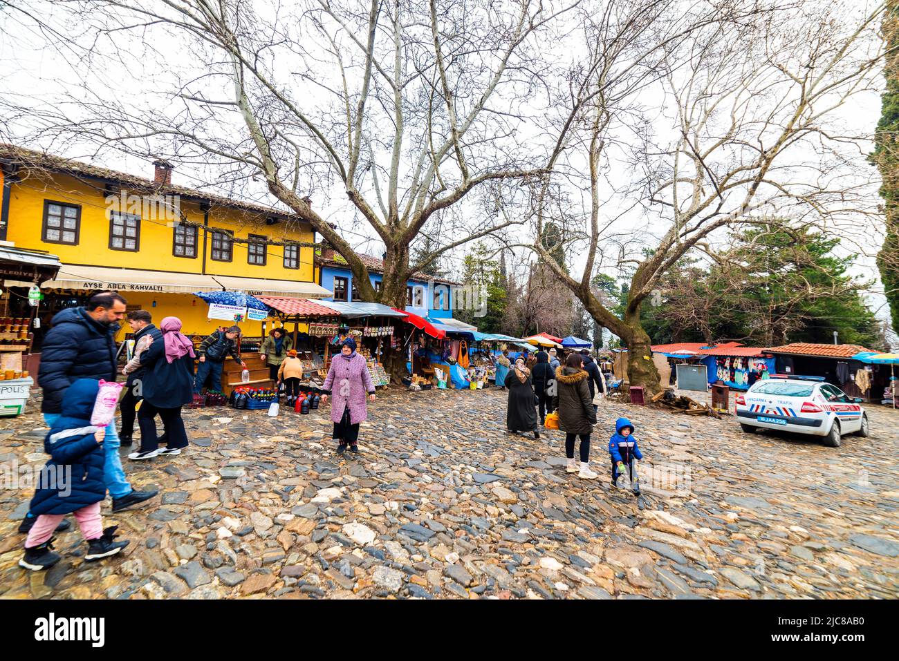 BURSA, TURKEY - MARCH 6, 2022: Cumalikizik Village in Bursa, Turkey ...