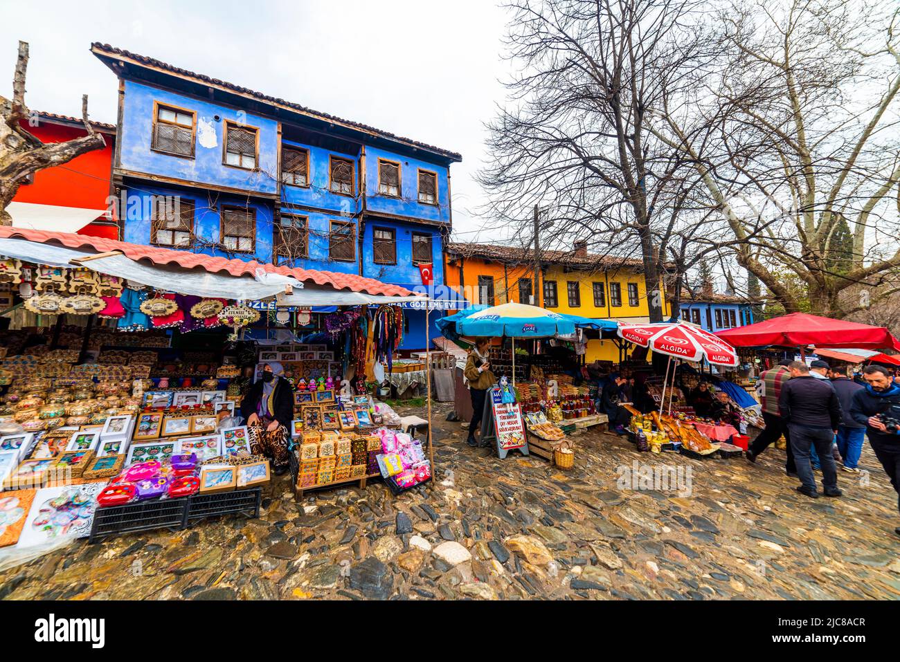 BURSA, TURKEY - MARCH 6, 2022: Cumalikizik Village in Bursa, Turkey ...