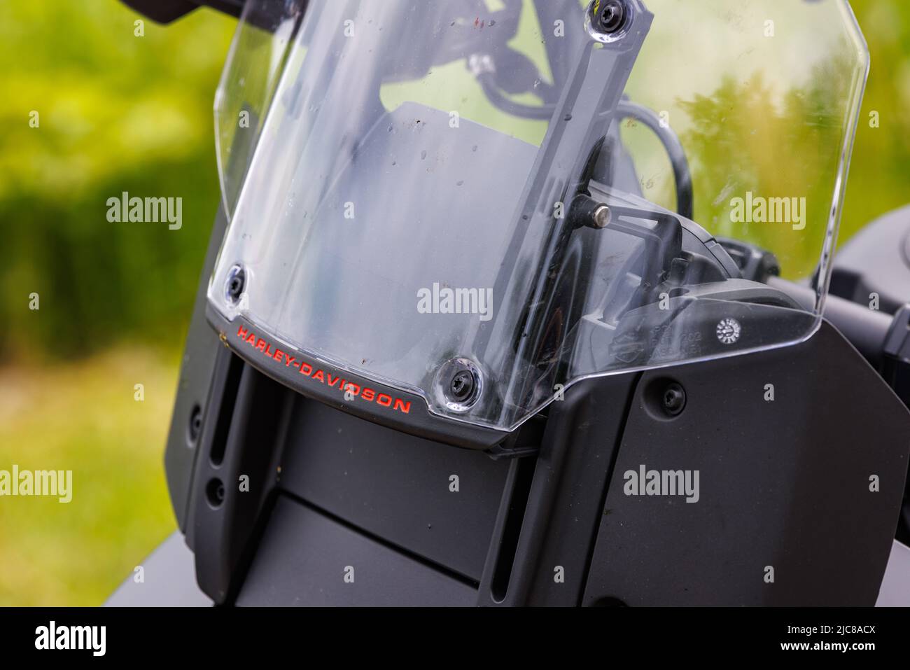adventure plastic transparent windshield of Harley-Davidson Pan America ...
