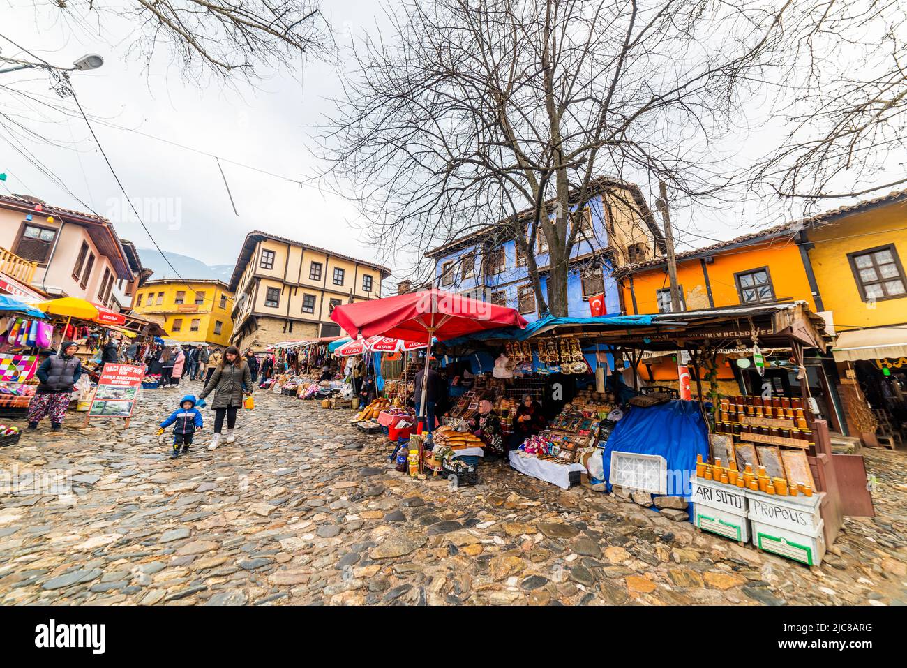 BURSA, TURKEY - MARCH 6, 2022: Cumalikizik Village in Bursa, Turkey ...