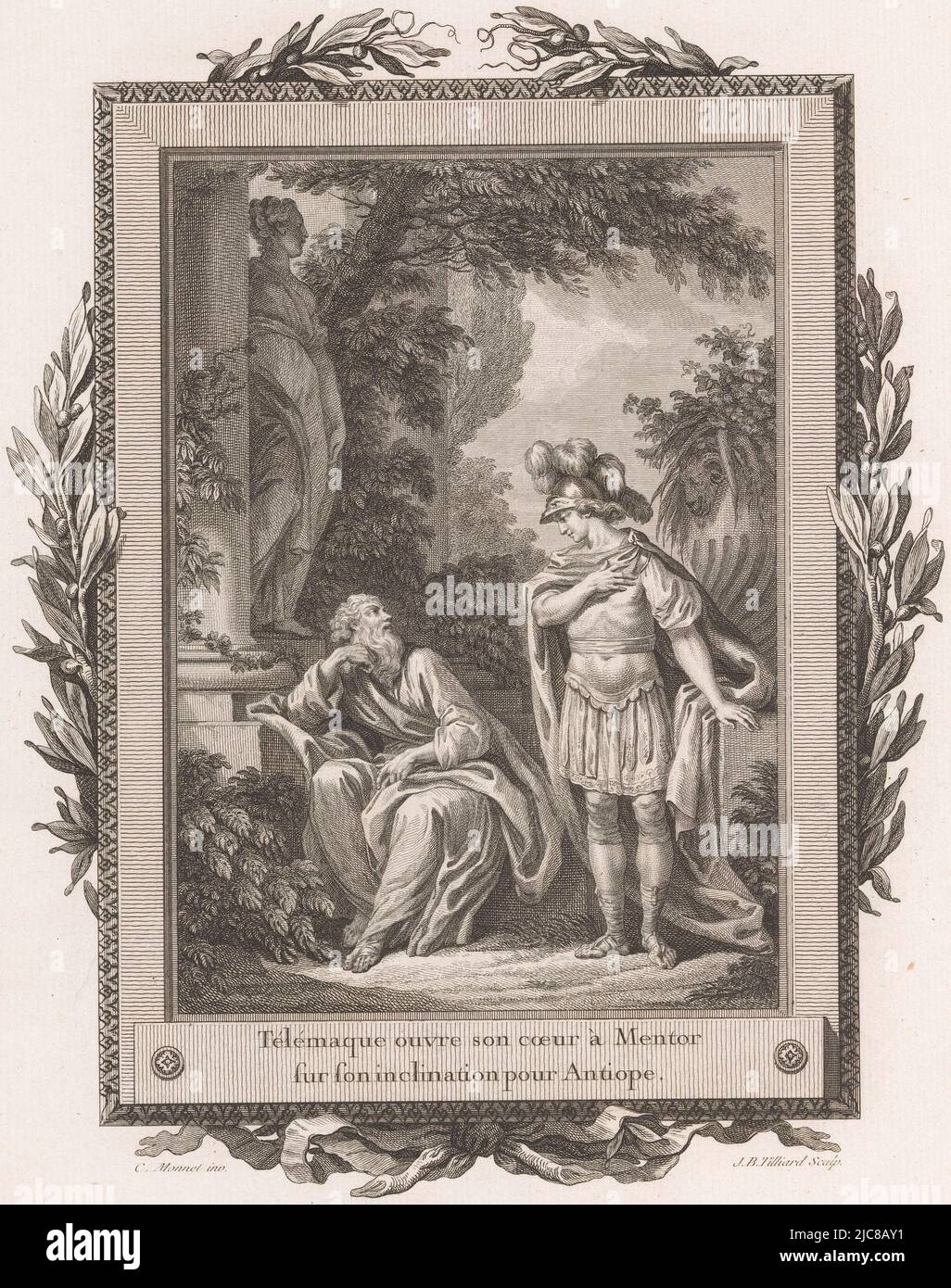 Telemachus tells mentor hi-res stock photography and images - Alamy