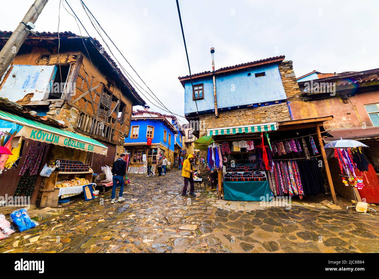 BURSA, TURKEY - MARCH 6, 2022: Cumalikizik Village in Bursa, Turkey ...