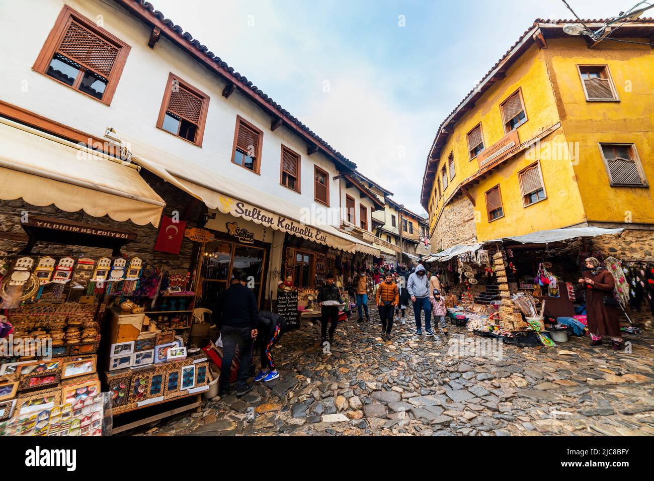 BURSA, TURKEY - MARCH 6, 2022: Cumalikizik Village in Bursa, Turkey ...