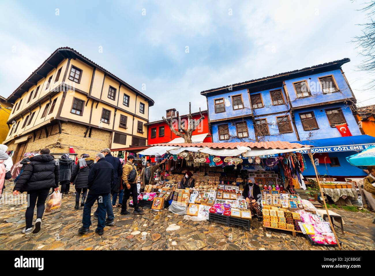 BURSA, TURKEY - MARCH 6, 2022: Cumalikizik Village in Bursa, Turkey ...