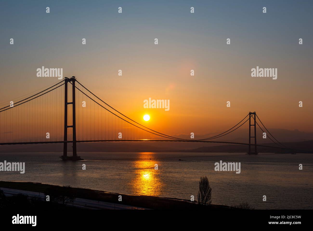 1915 Canakkale Bridge in Canakkale, Turkey. World's longest suspension ...