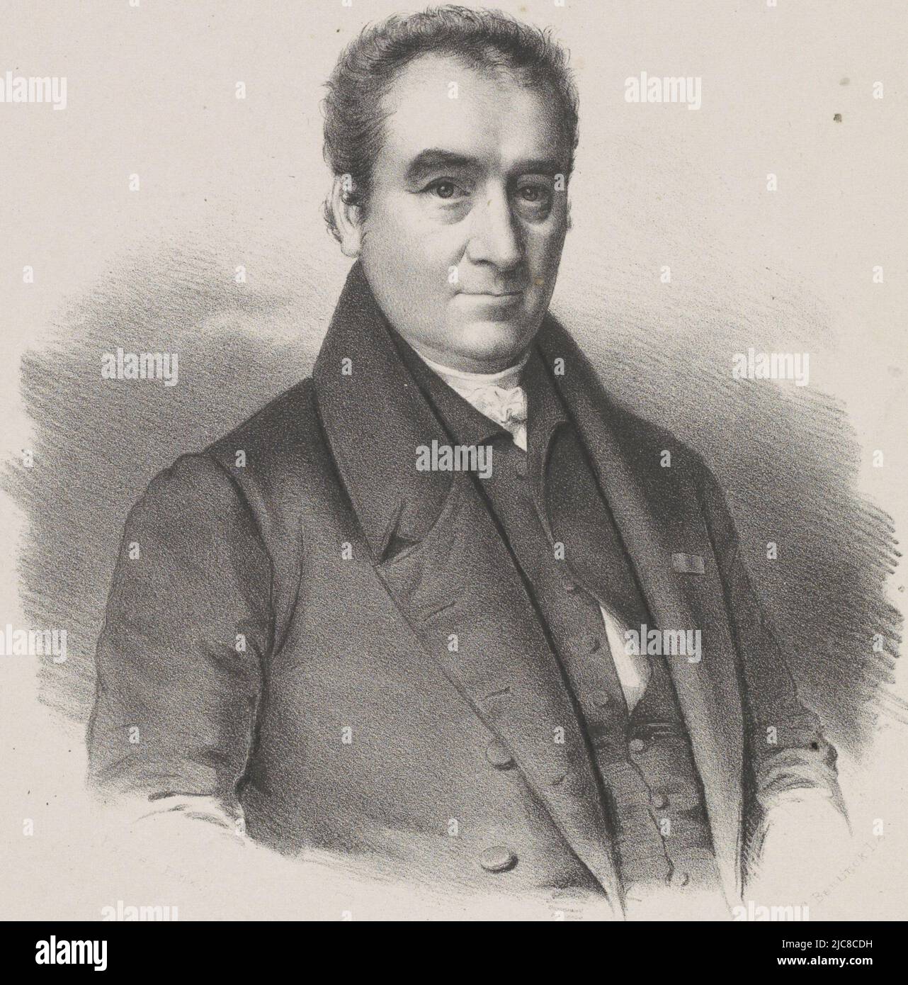 Below the portrait the signature of the person being portrayed ...