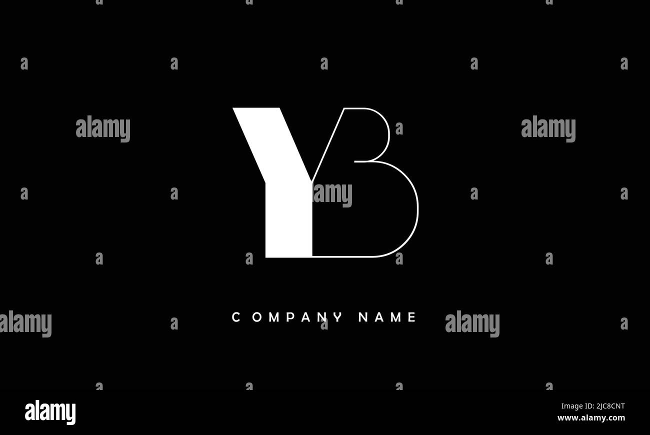 YB, BY Alphabets Letters Logo Monogram Stock Vector Image & Art - Alamy