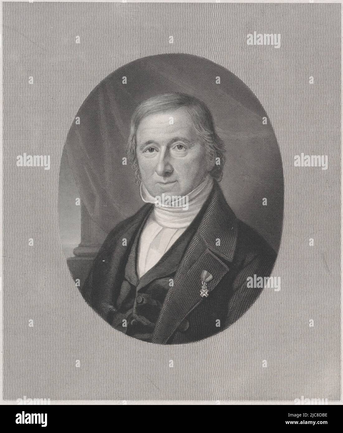 Portrait of the poet and classicist David Jacob van Lennep, print maker ...