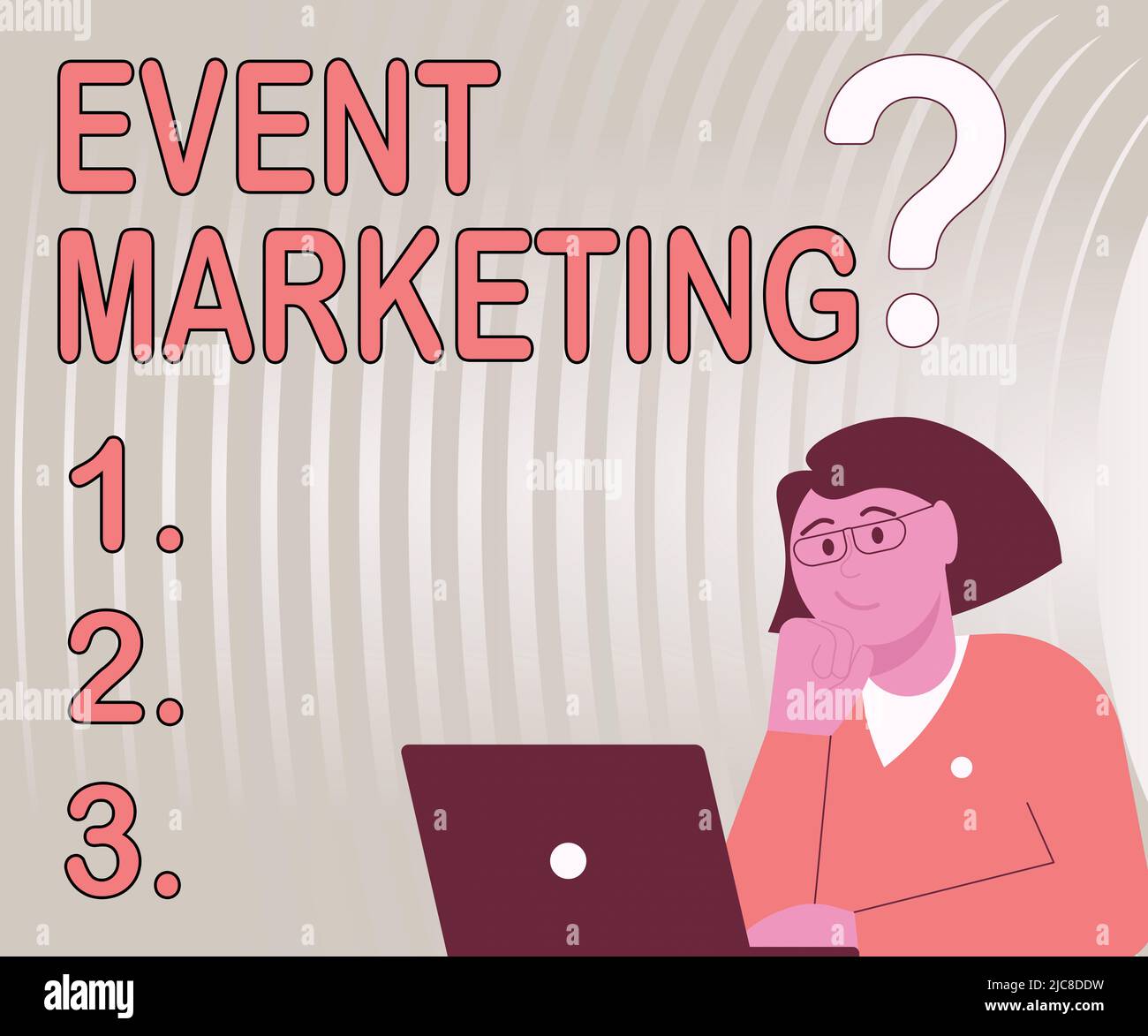 Conceptual caption Event Marketing. Concept meaning describes process ...