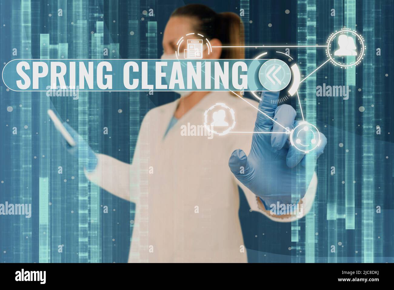 Sign displaying Spring Cleaning. Business approach practice of ...