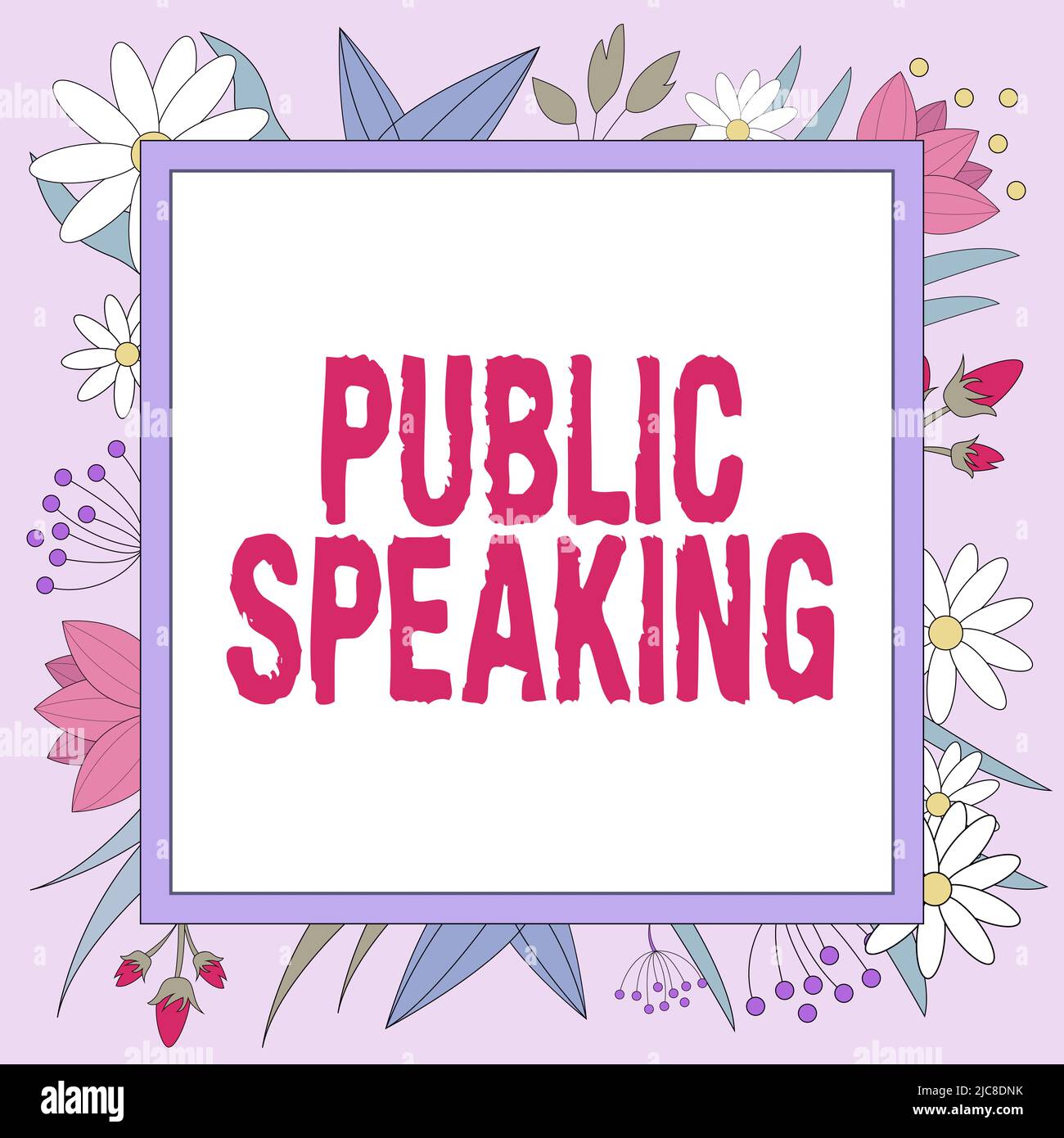 Text caption presenting Public Speaking. Business approach talking ...