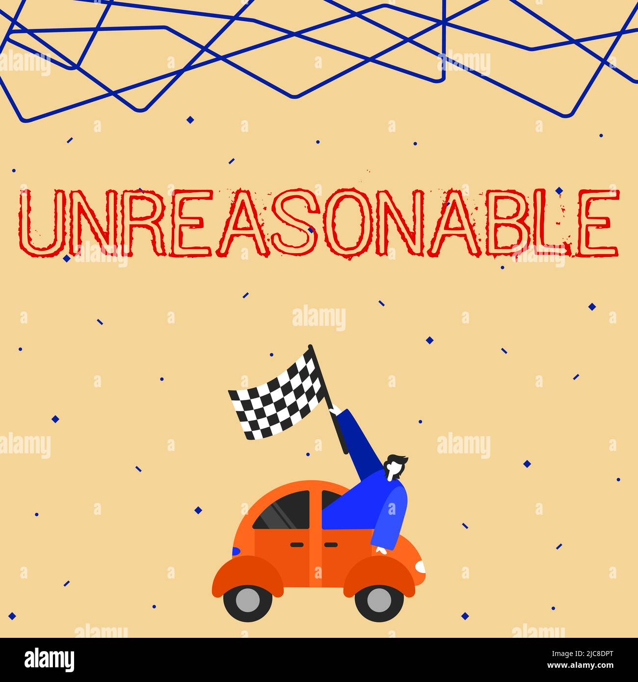 Text caption presenting Unreasonable. Word for Beyond the limits of ...