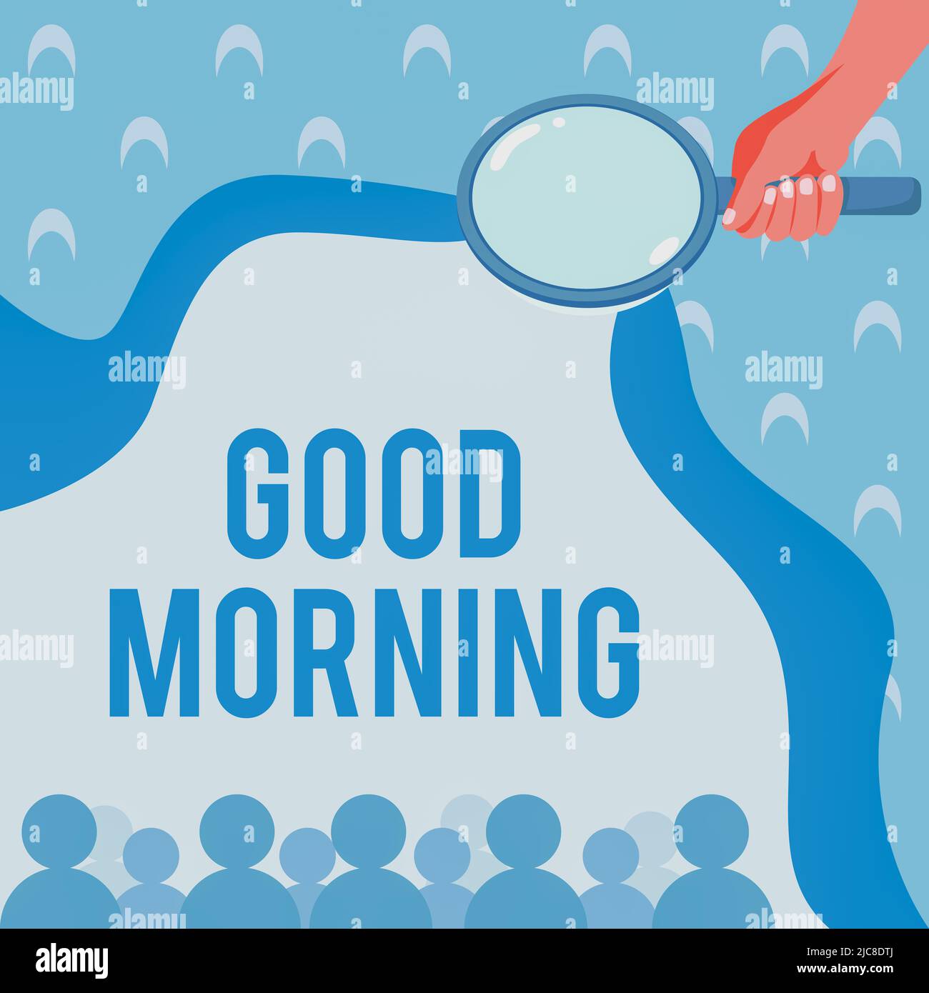 Sign displaying Good Morning. Business showcase A conventional ...