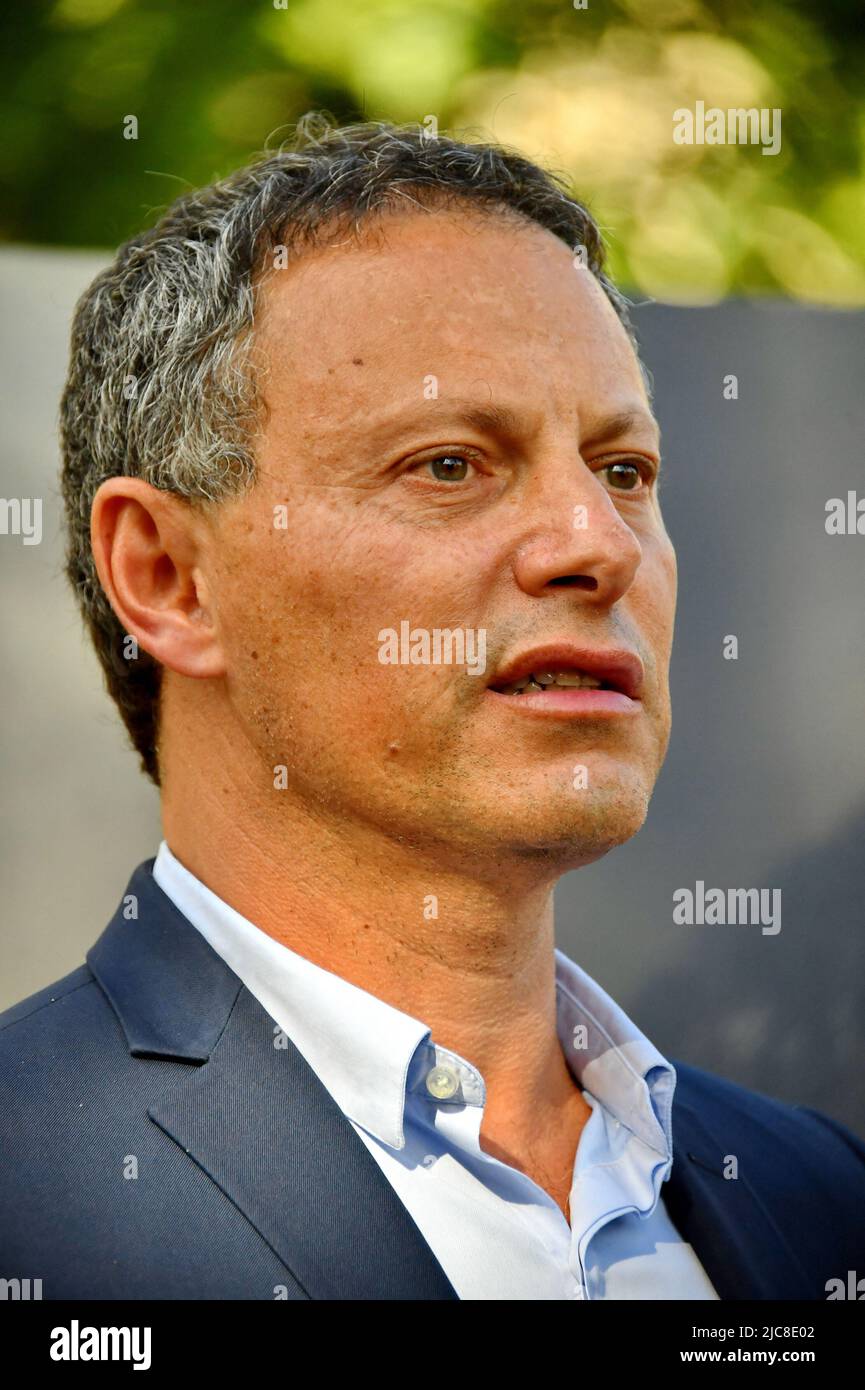 Paris, France. 10th June, 2022. Marc Olivier Fogiel Director Bfmtv ...