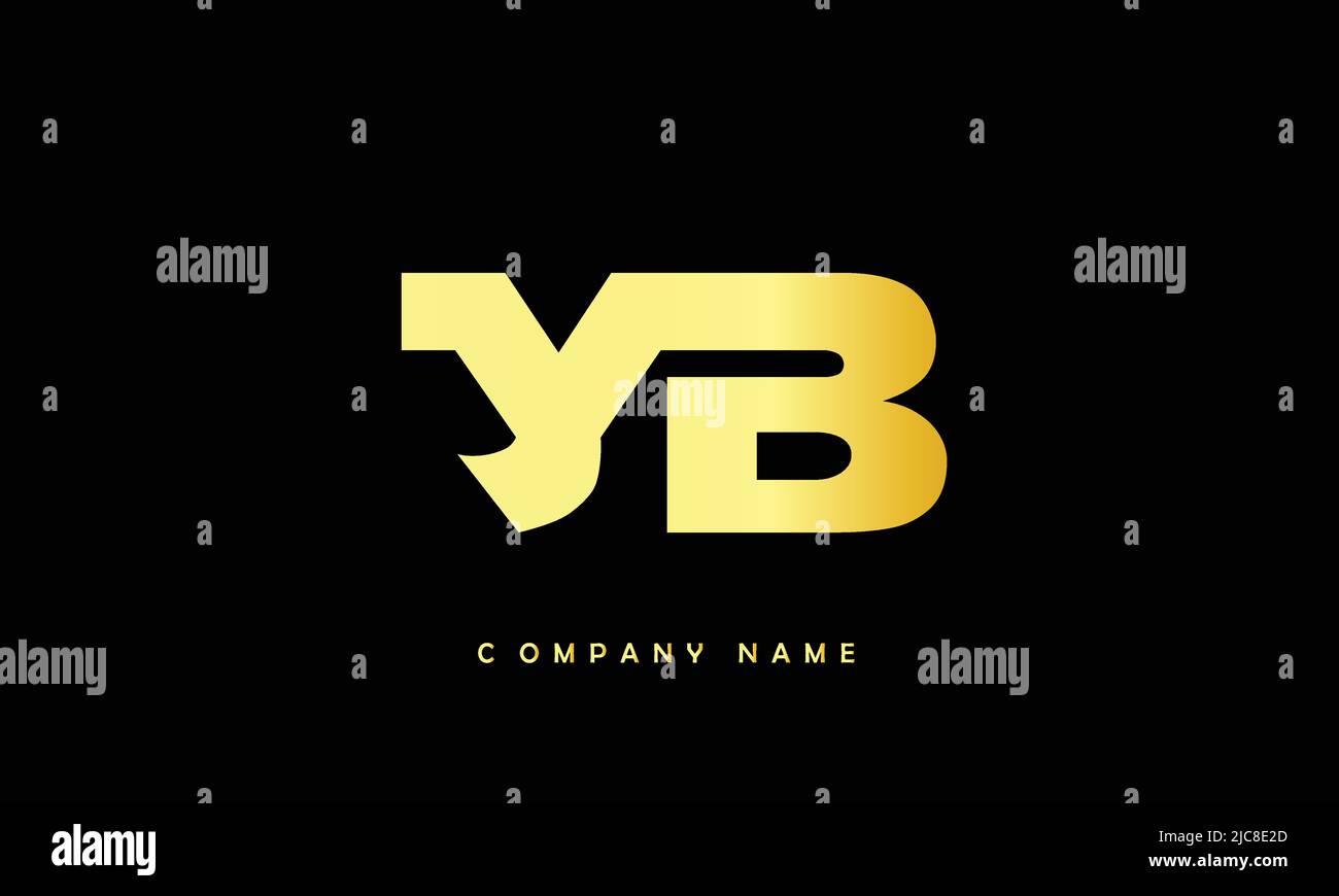 YB, BY Alphabets Letters Logo Monogram Stock Vector Image & Art - Alamy