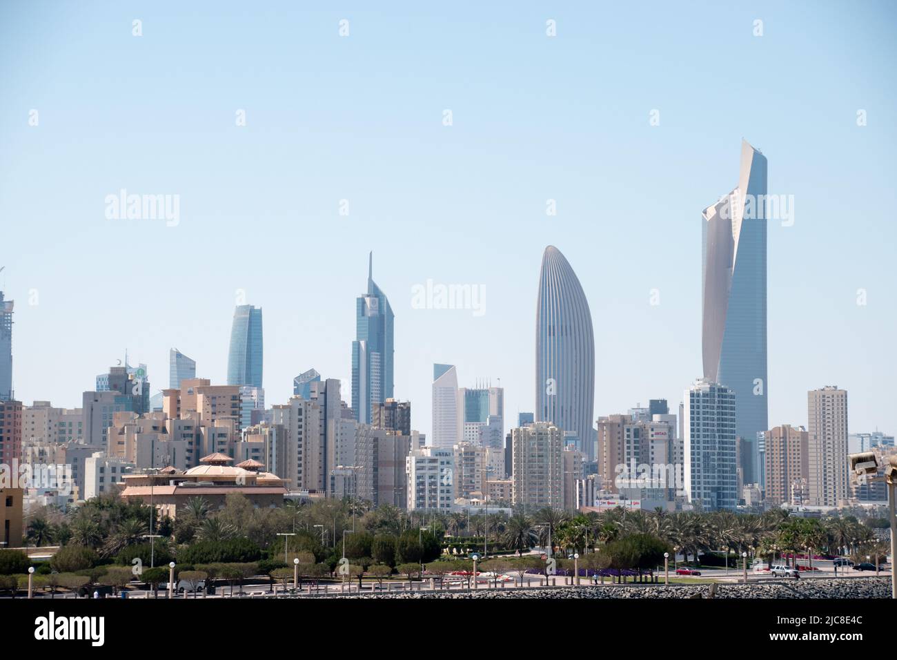 A panoramic view of the Kuwait City Skyline Stock Photo - Alamy
