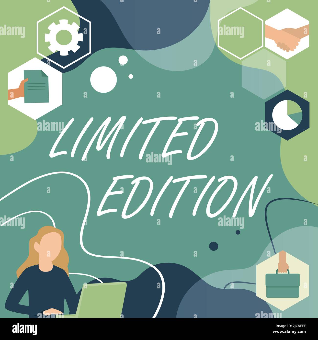 Text sign showing Limited Edition. Business showcase Work of something ...