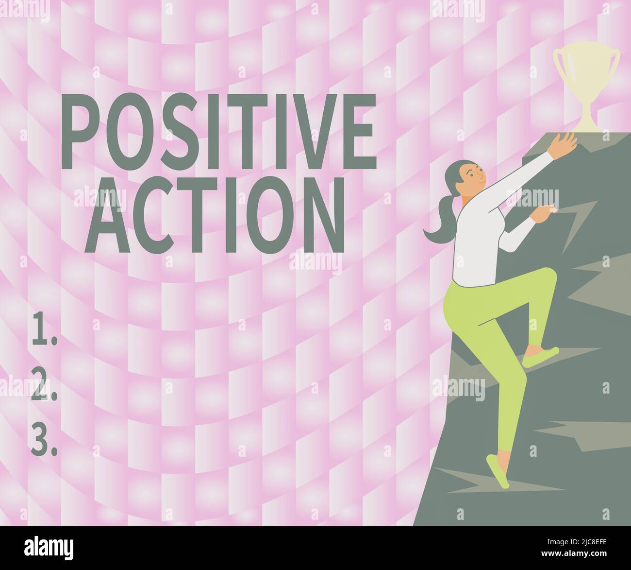 Sign displaying Positive Action. Business showcase doing good attitude ...