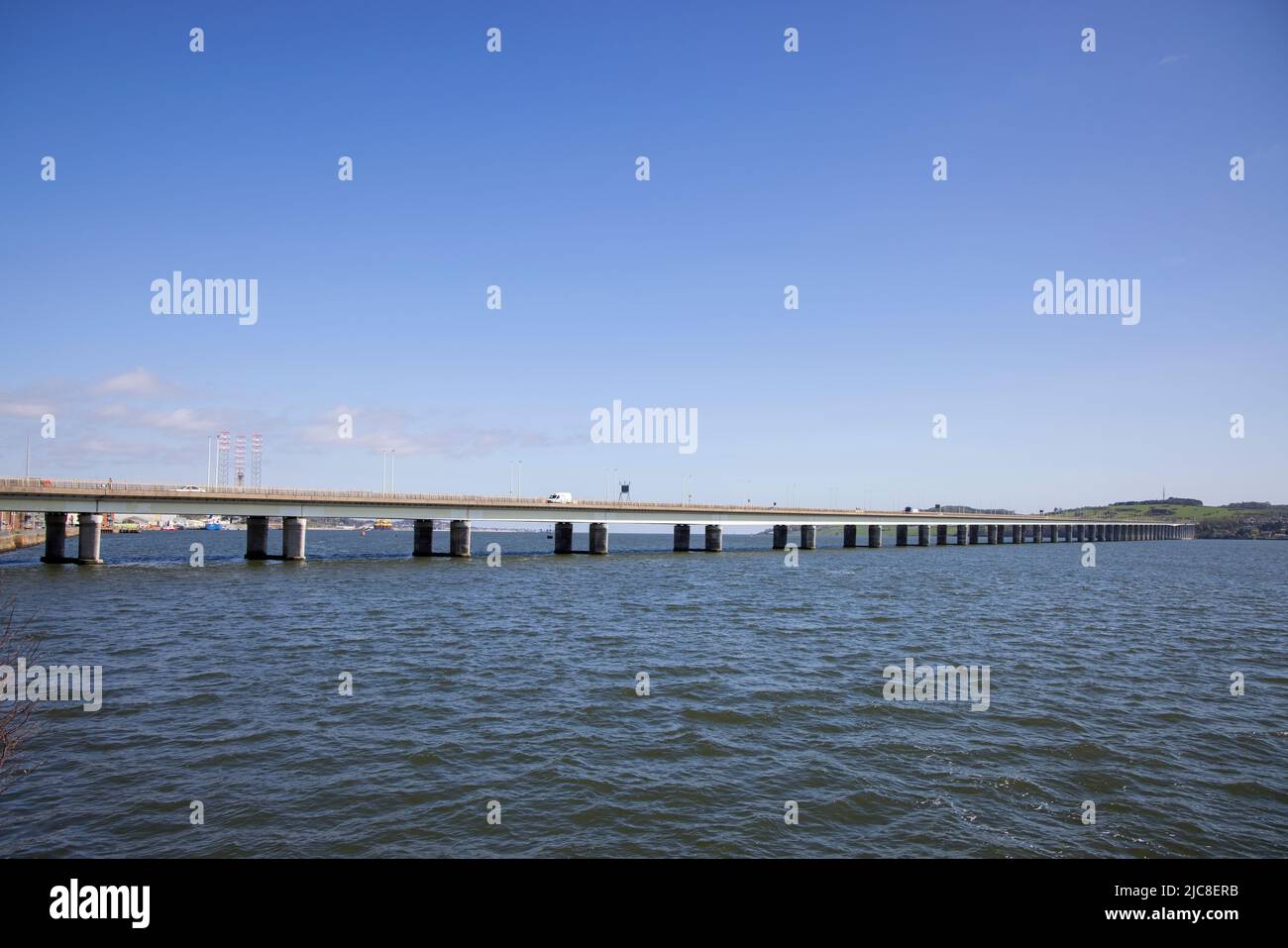 the river tay road bridge at dundee scotland Stock Photo - Alamy