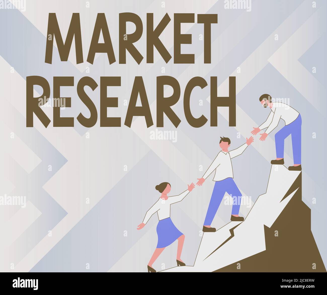 Conceptual caption Market Research. Business showcase The acttion of ...