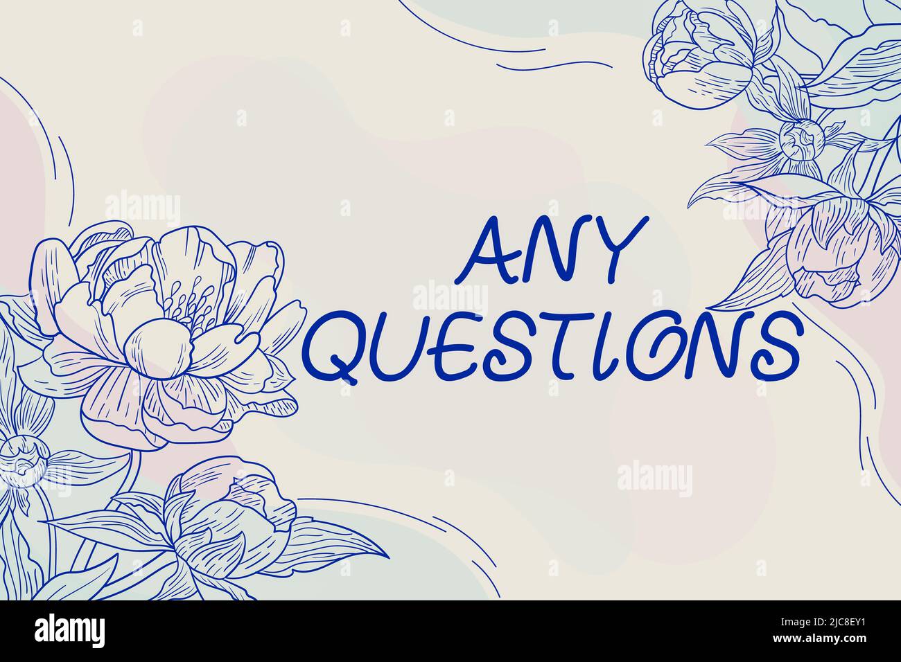 Text showing inspiration Any Questions. Word for Clueless Blank face ...