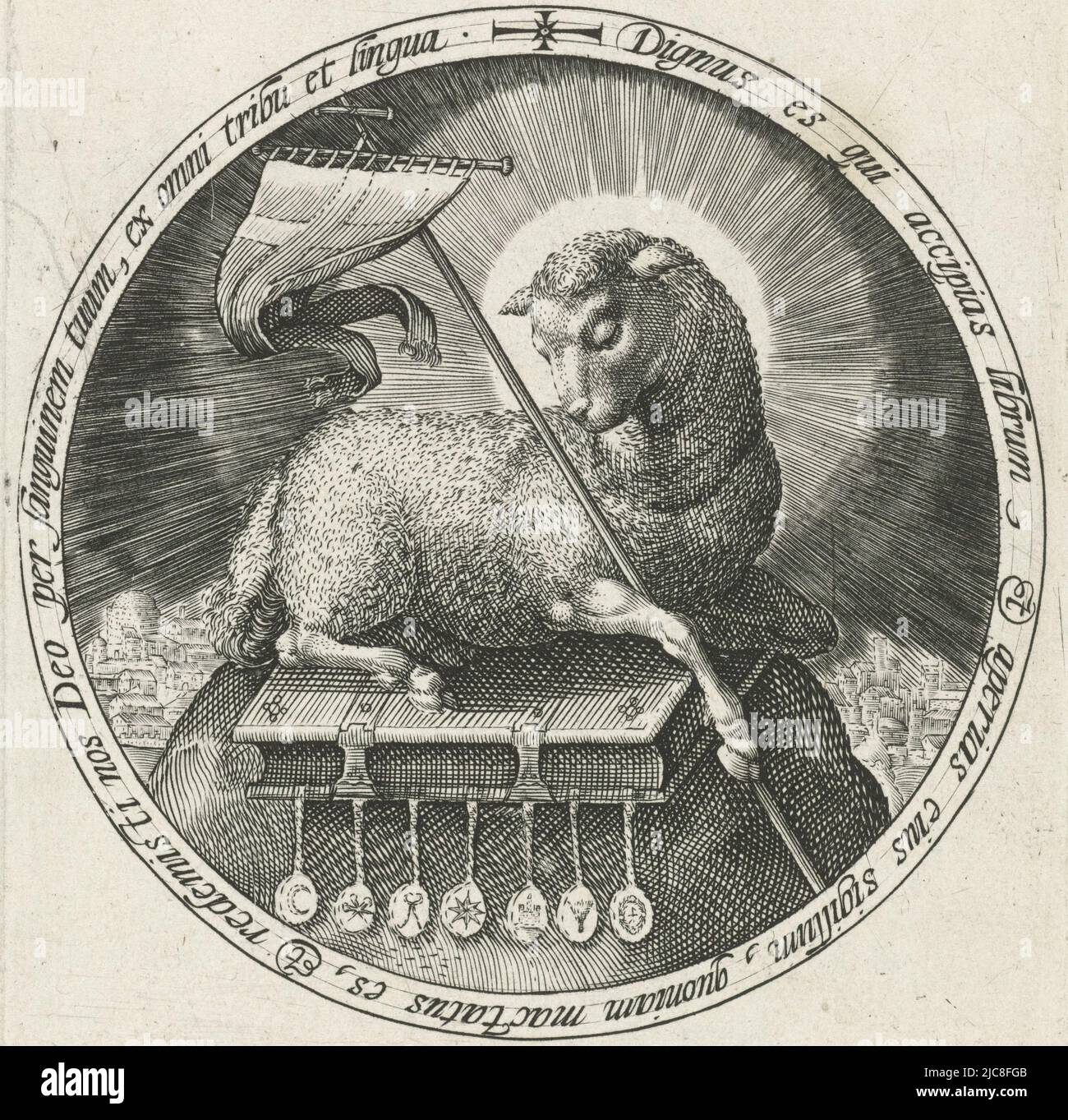 Book of seven seals christ hi-res stock photography and images - Alamy