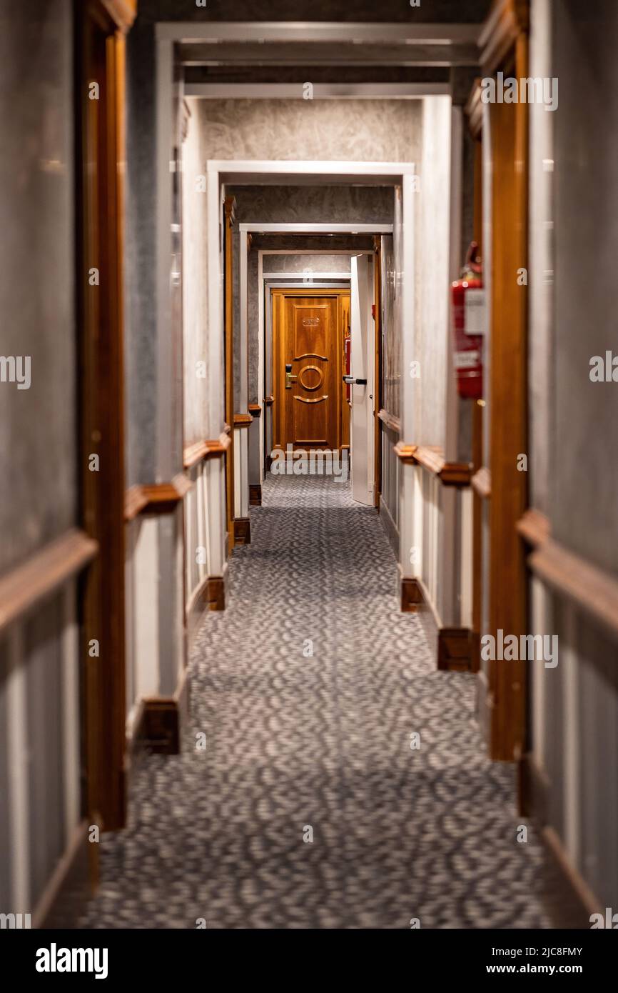 Old hotel room door in Rome, Italy Stock Photo - Alamy