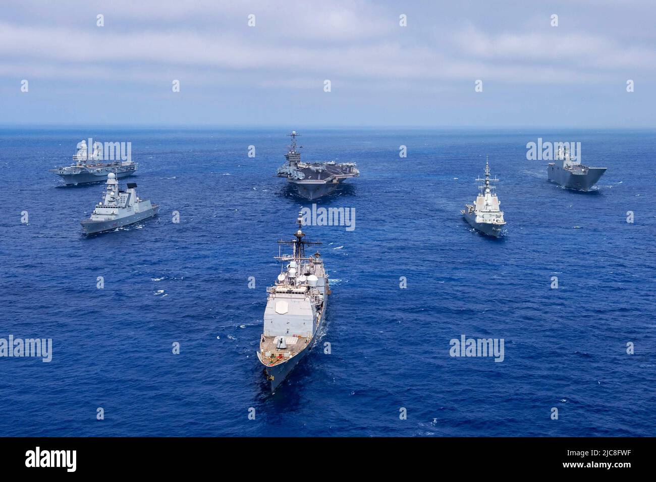 Adriatic Sea. 31st May, 2022. The Nimitz-class aircraft carrier USS ...