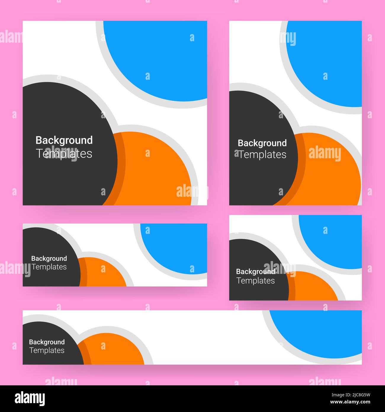 Blue orange brochure design hi-res stock photography and images - Alamy