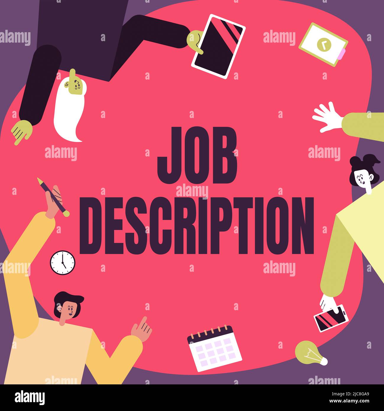 Inspiration showing sign Job Description. Internet Concept A document ...