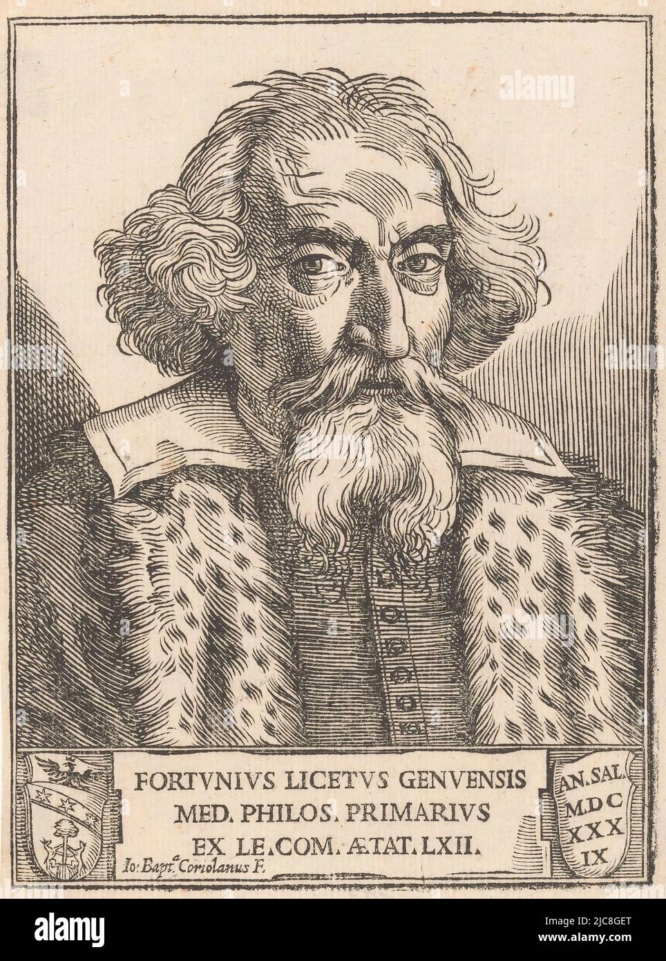 Scientist fortunio liceti fortunius licetus genuensis hi-res stock ...