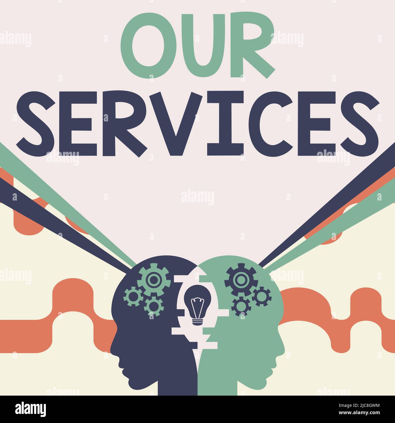 Handwriting text Our Services. Word Written on The occupation or ...