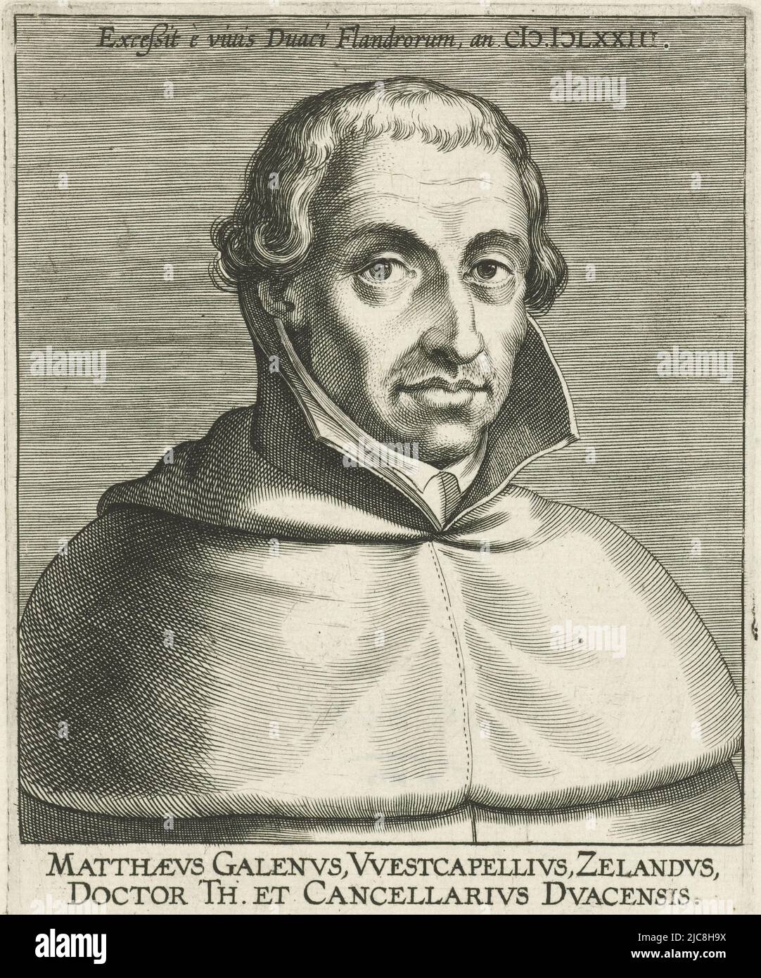 Mattheus van galen matthaevs galenvs portraits hi-res stock photography ...