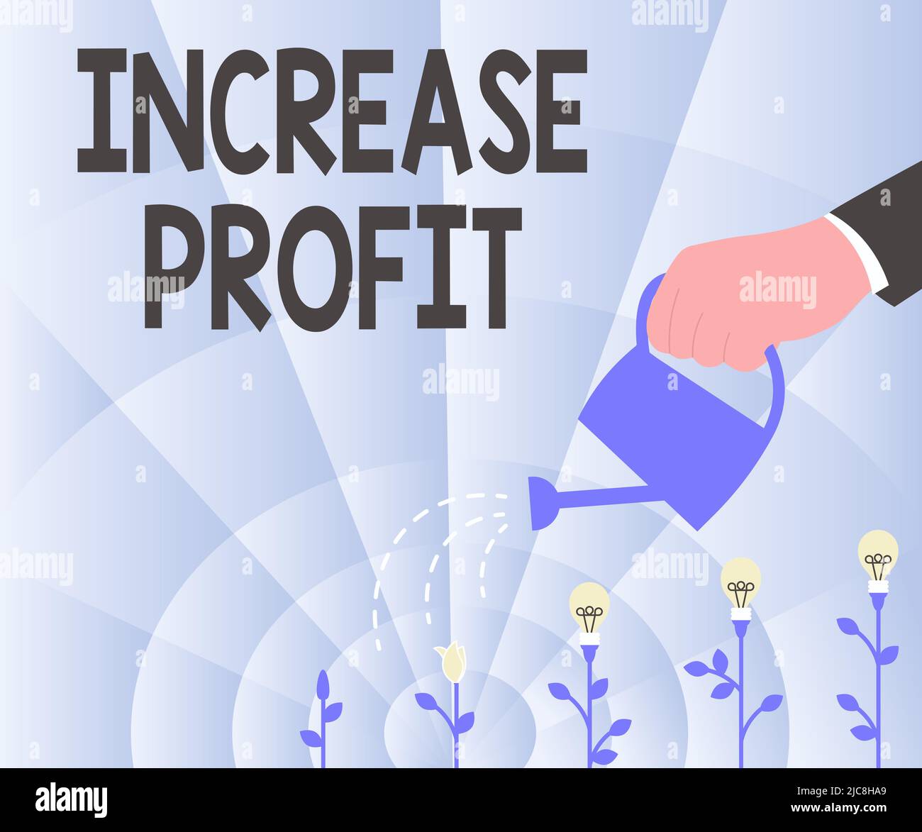 Text sign showing Increase Profit. Business concept amount of revenue ...