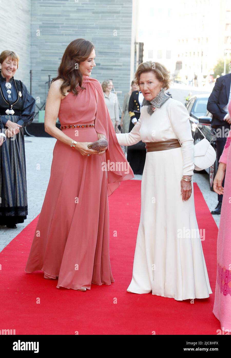 Oslo, Norway. 11th June, 2022. Queen Sonja, Crown Princess Mary of Denmark at the Official ...