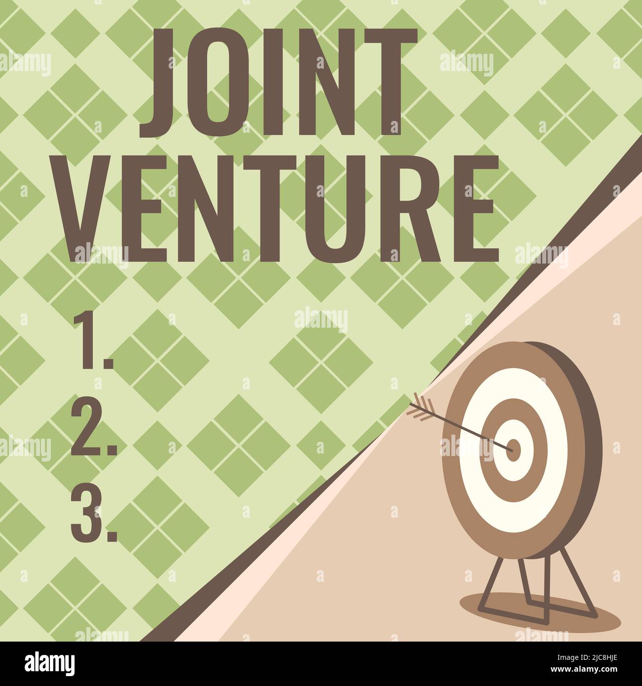 Sign displaying Joint Venture. Word Written on Collaboration ...