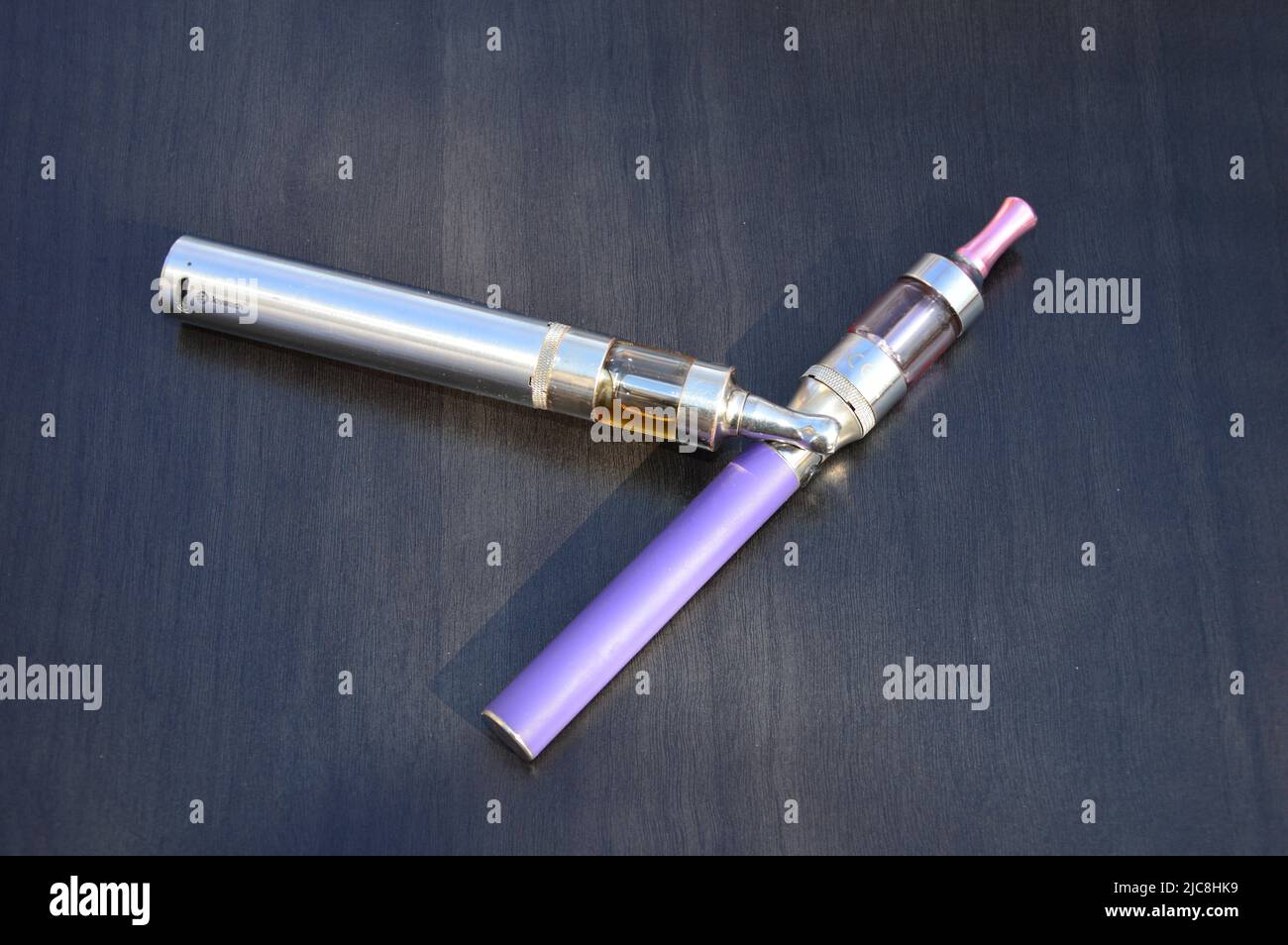 Vintage e-cigarette, Vintage vape Stock Photo - Alamy
