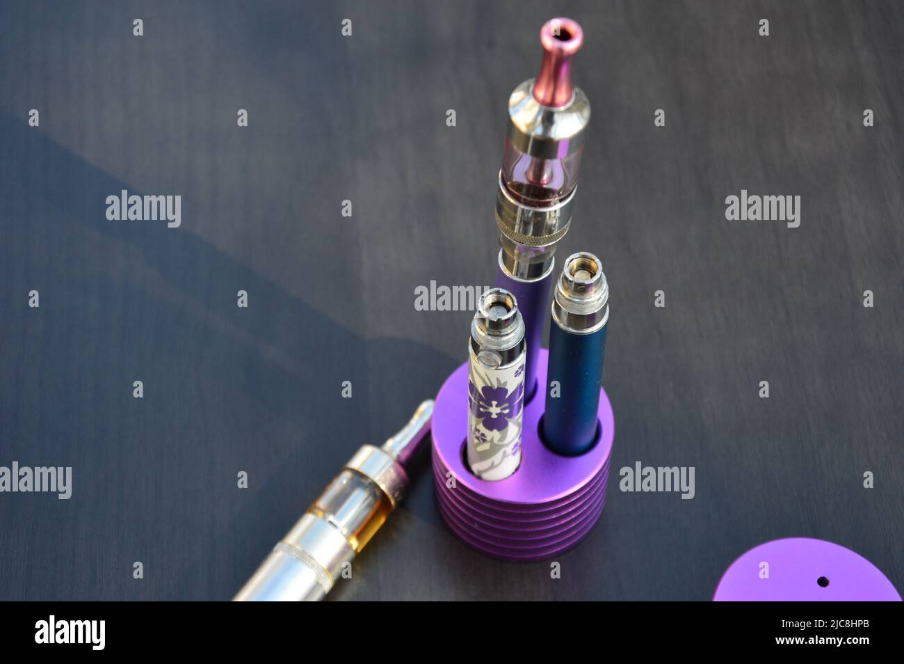Vintage e-cigarette, Vintage vape Stock Photo - Alamy