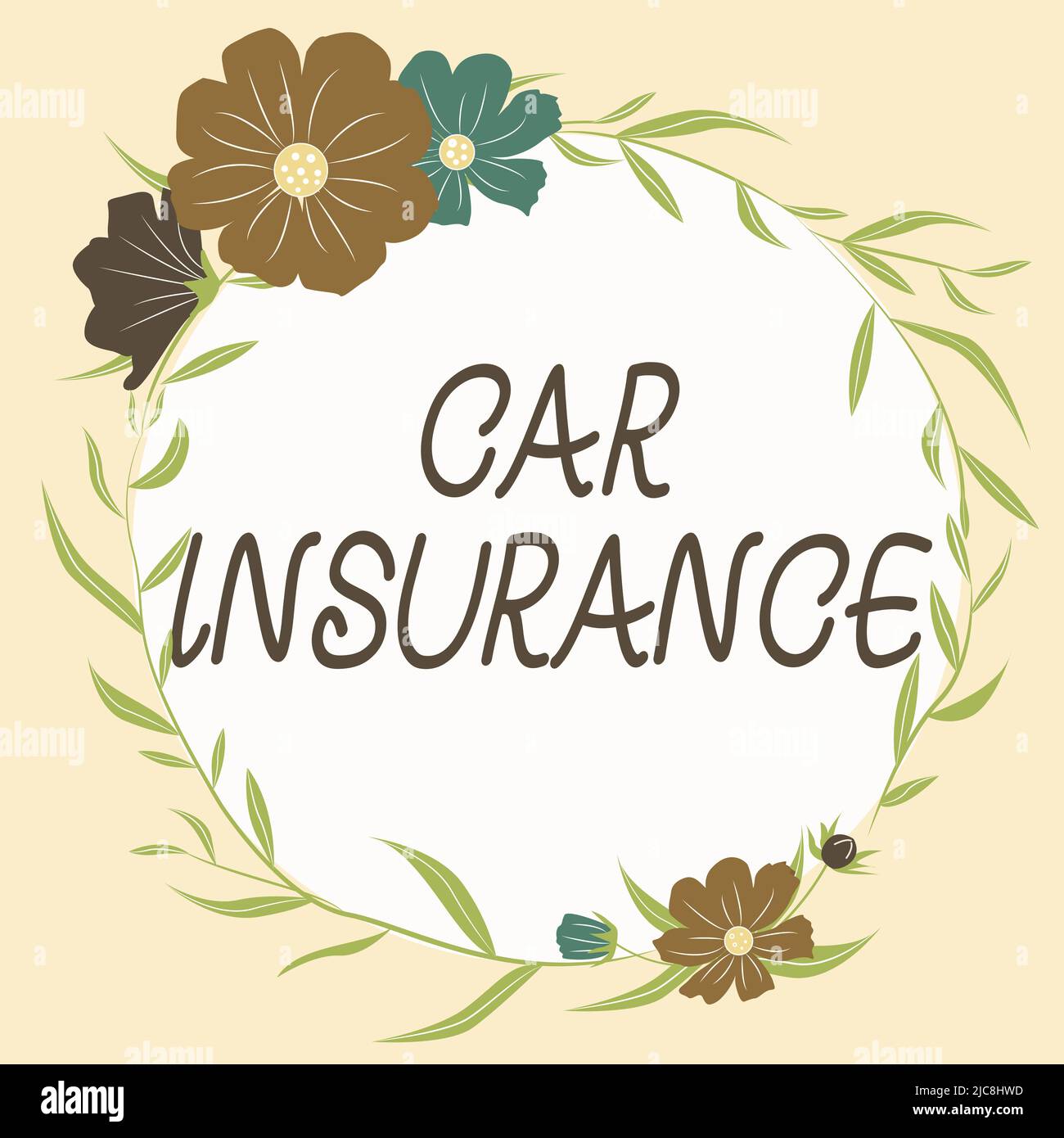 Text caption presenting Car Insurance. Internet Concept Accidents ...