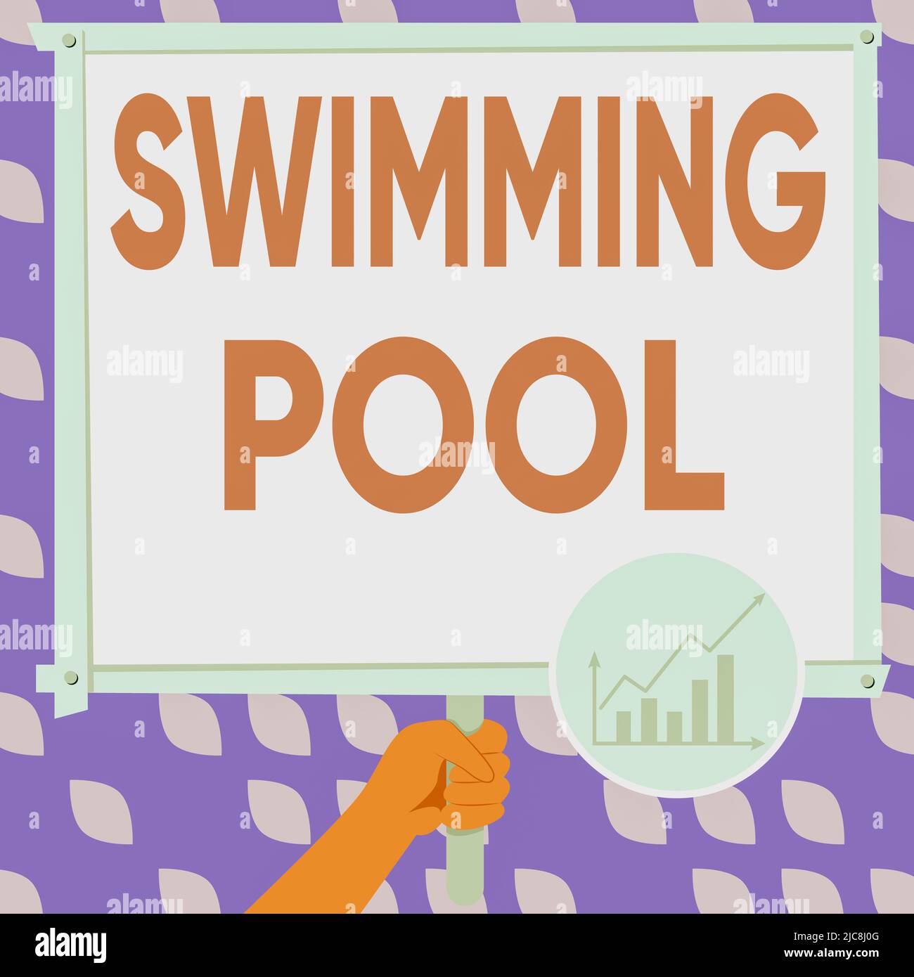 Hand writing sign Swimming Pool. Business showcase Structure designed ...