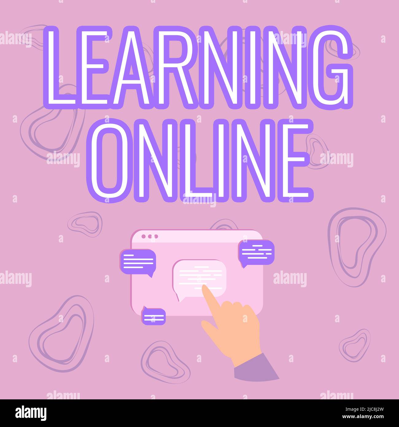 Writing displaying text Learning Online. Internet Concept Learn ... Writing displaying text Learning Online. Internet Concept Learn ...