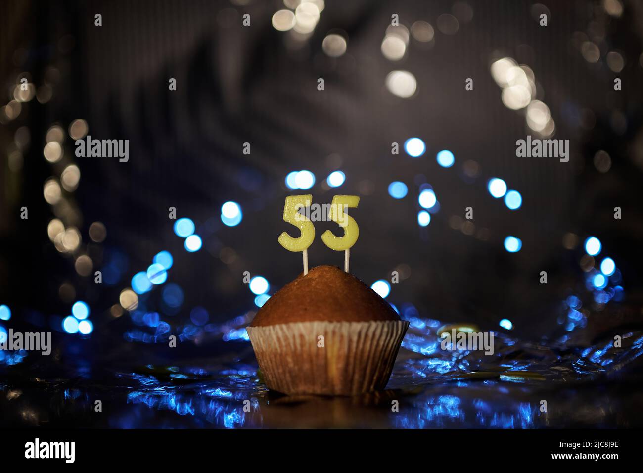 Happy birthday number 55 greeting hi-res stock photography and images ...