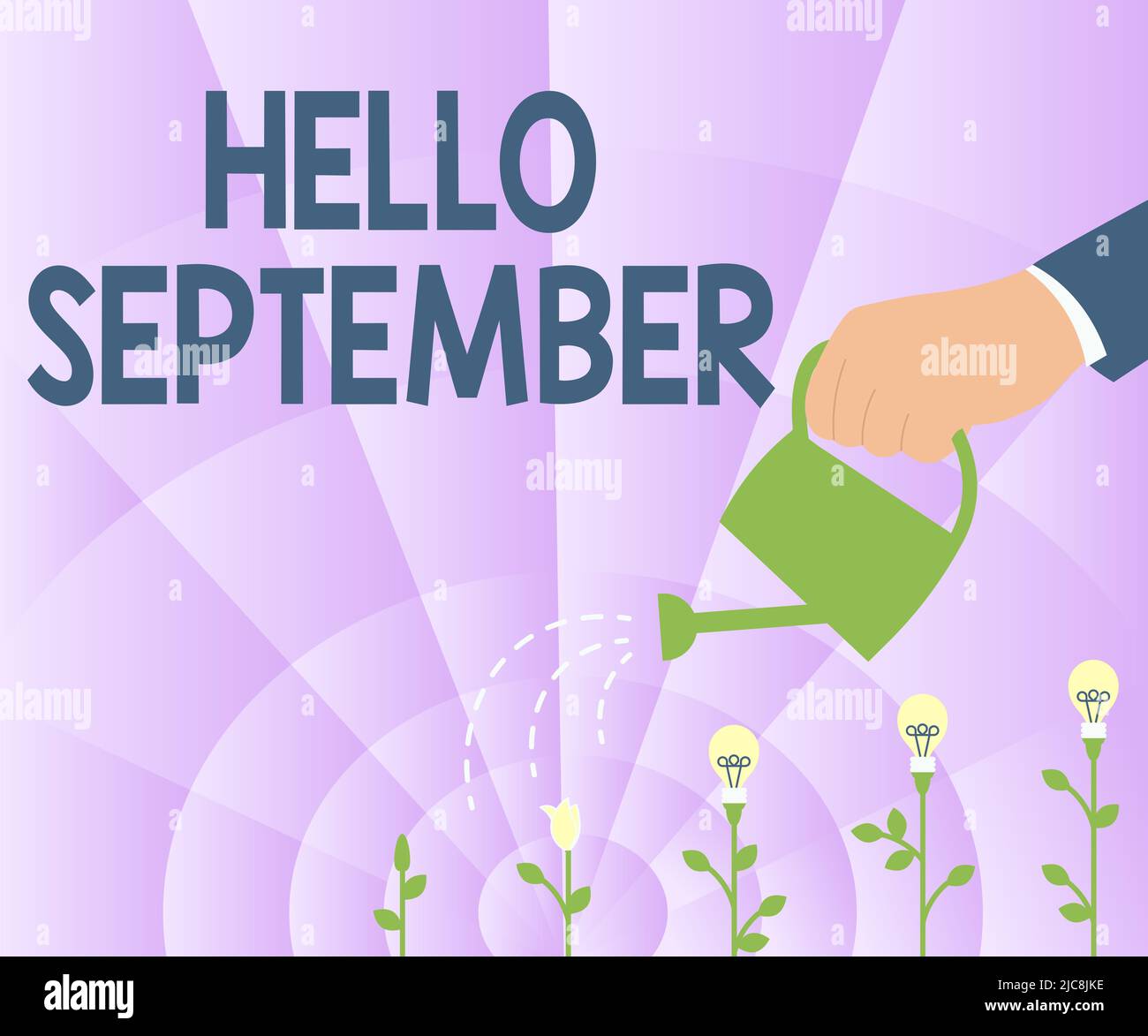 Handwriting text Hello September. Business overview Eagerly wanting a ...