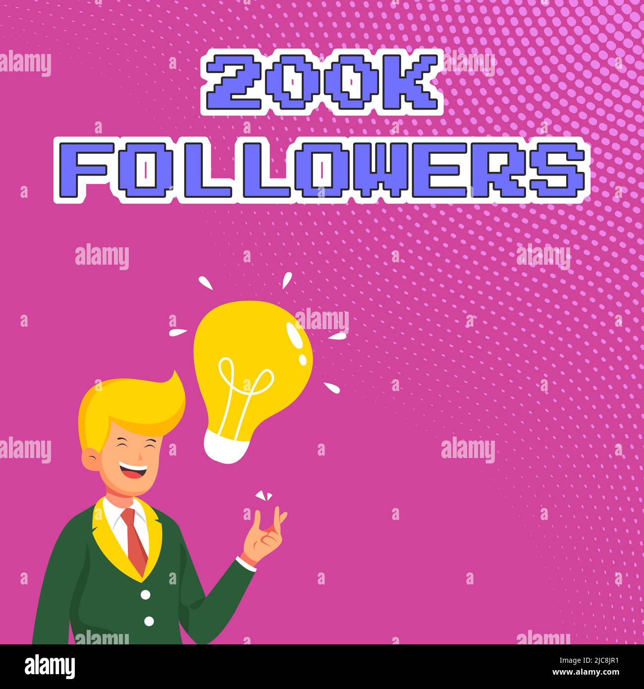 Handwriting text 200K Followers. Word for number of individuals who ...