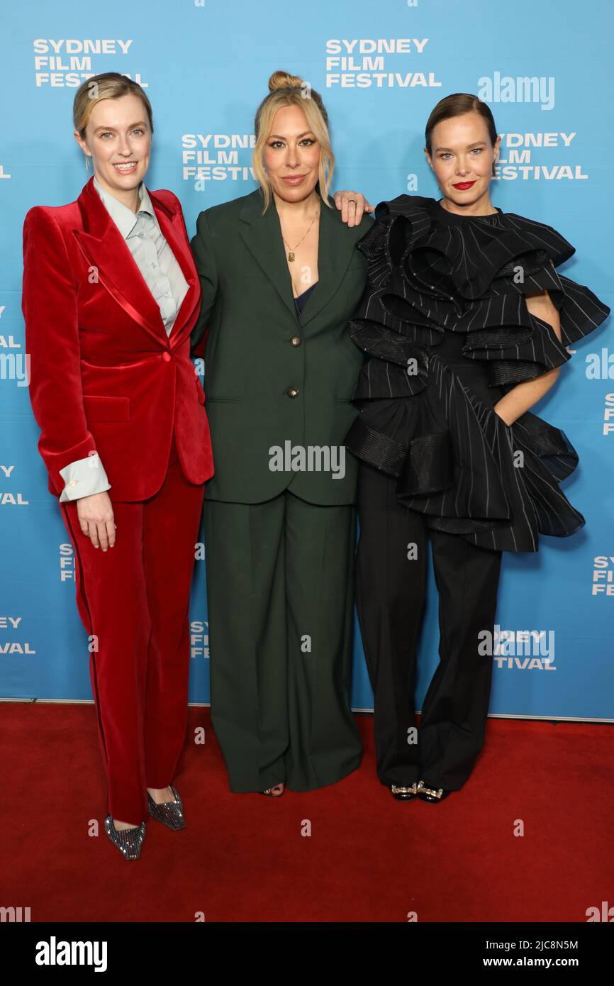 Sydney, Australia. 11th June 2022. Gracie Otto, Jessica Carrera and ...