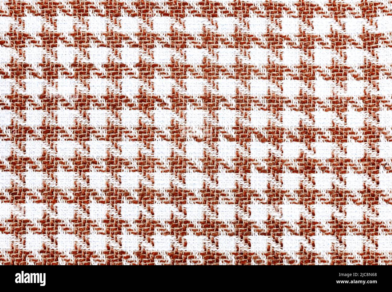 Fabric.Checkered fabric. Checkered pattern on fabric of different ...